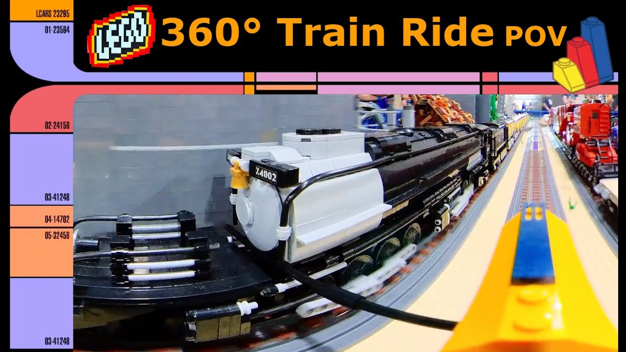 360° View of LEGO Steam Train at BrickSlopes 2022 [ VR 360 ...