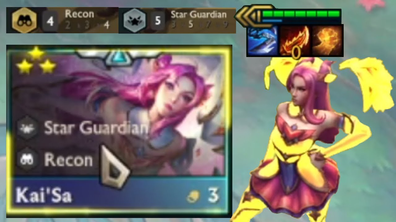Star Guardian KAI'SA 3 Star 5AS | TFT Set 8 - YouTube