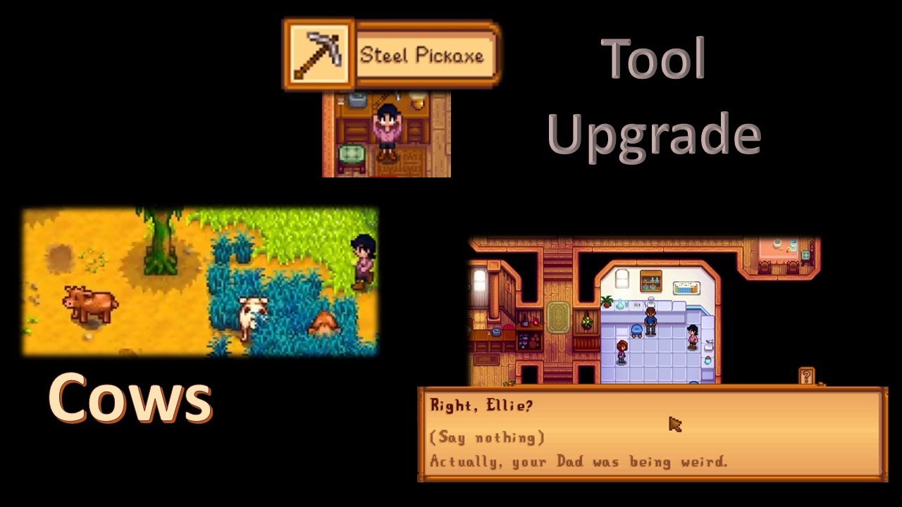 [Stardew Valley 1.6] #9 Baby cows/ Steel pickaxe/ Sincerity x Absence ...