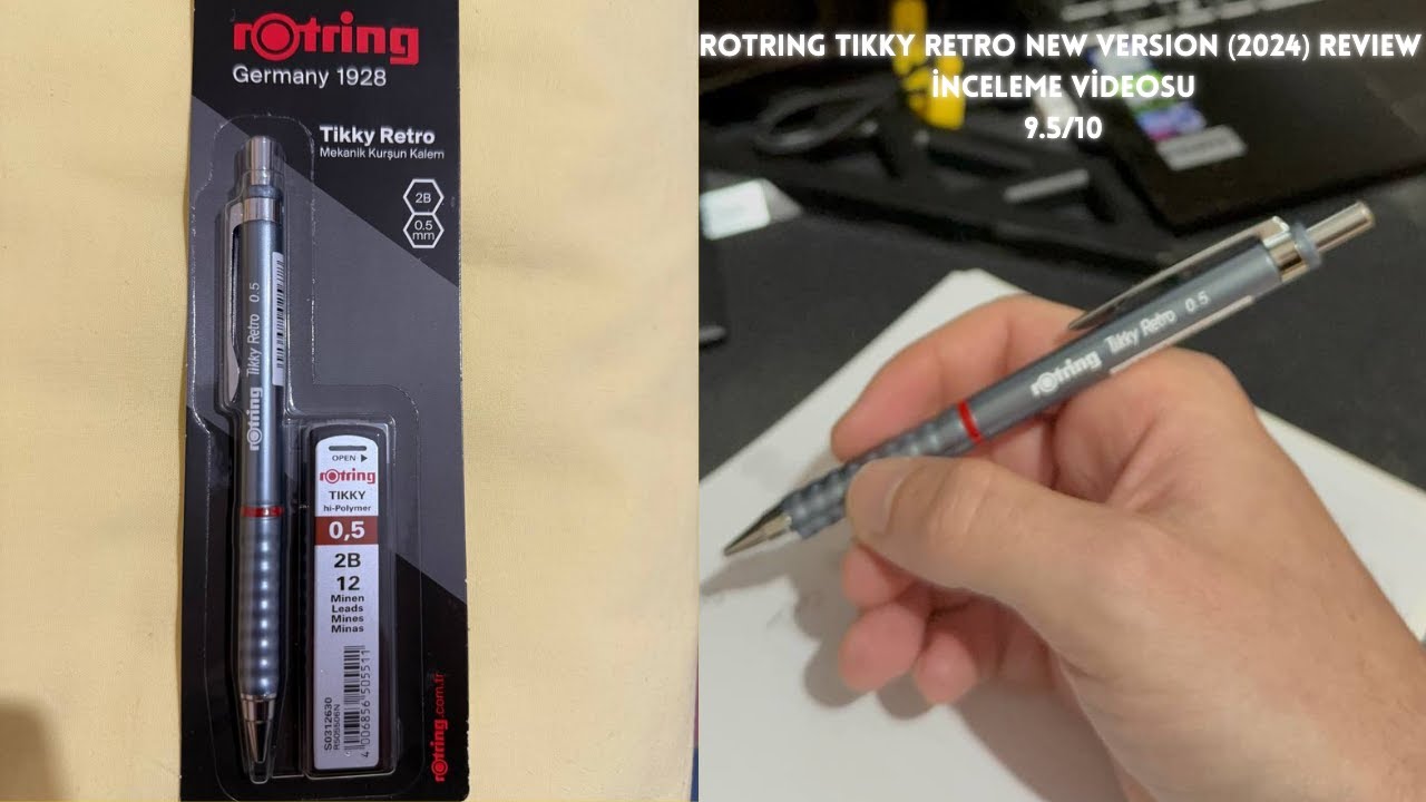 Rotring Tikky Retro 2024 New Version Review - İnceleme - YouTube
