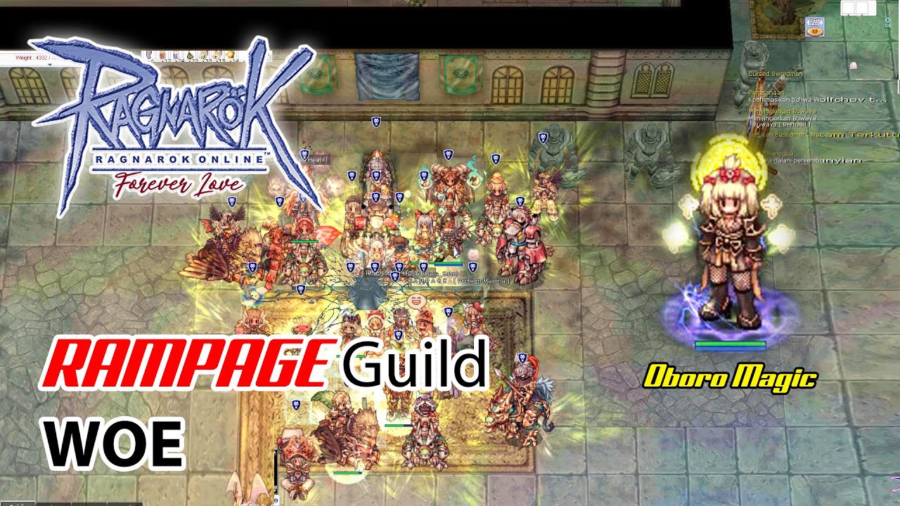 Ragnarok Online Forever Love Oboro : Hoon WOE 30Min - Rampage Guild ...