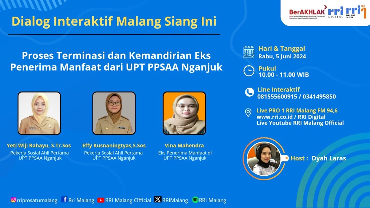 Dialog Malang siang - PROSES TERMINASI DAN KEMANDIRIAN EKS PENERIMA ...