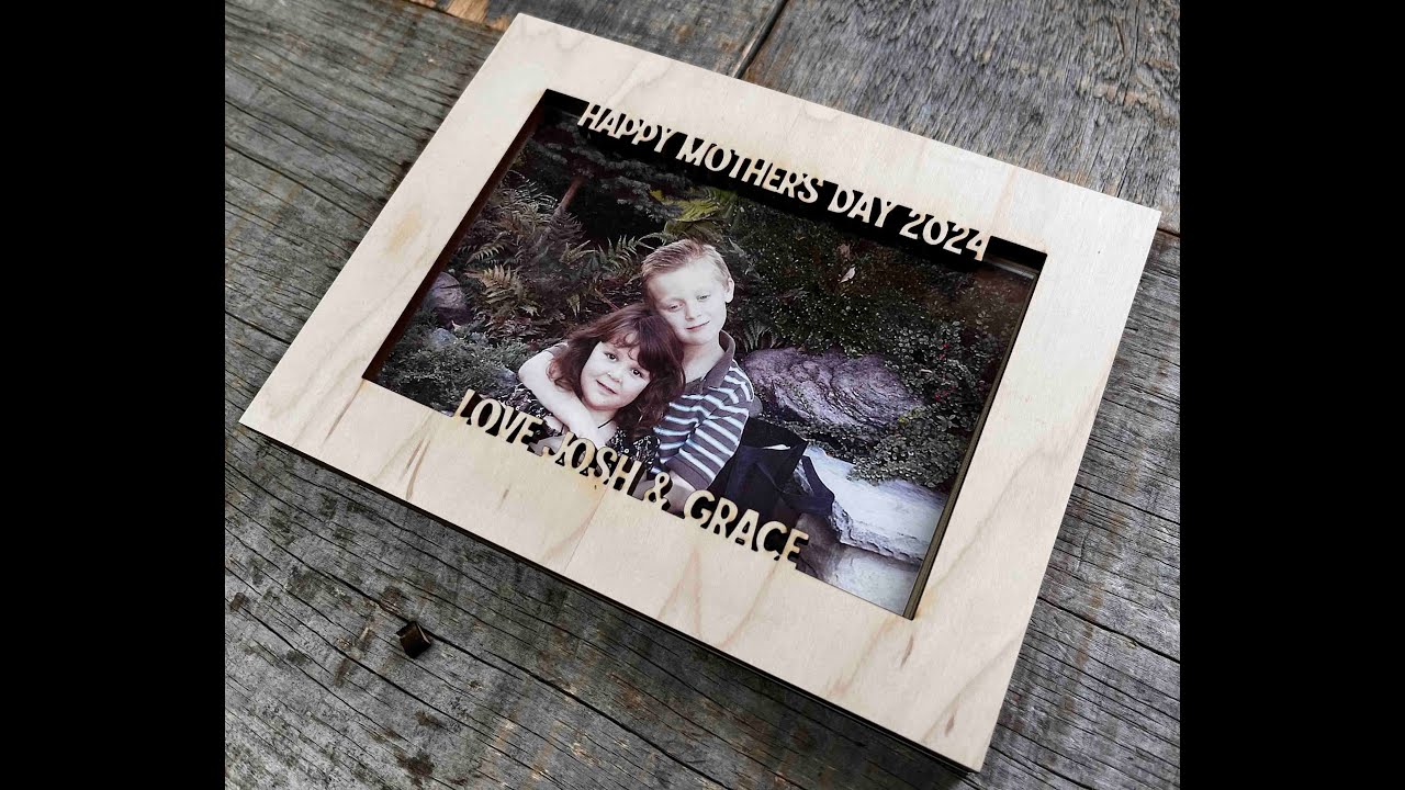 Custom Laser Cut Picture Frames - YouTube