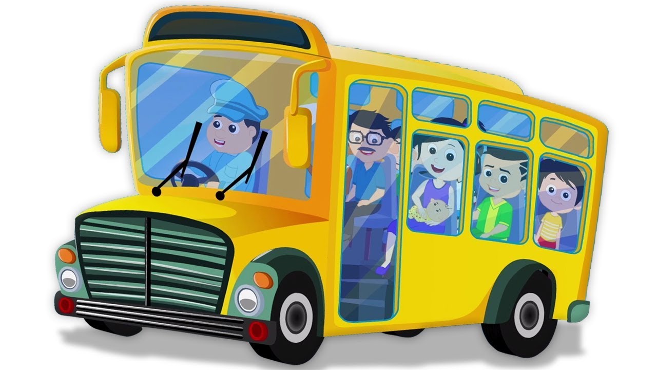 bánh xe trên xe buýt | vần xe buýt | bài hát cho trẻ em | Wheels On The ...