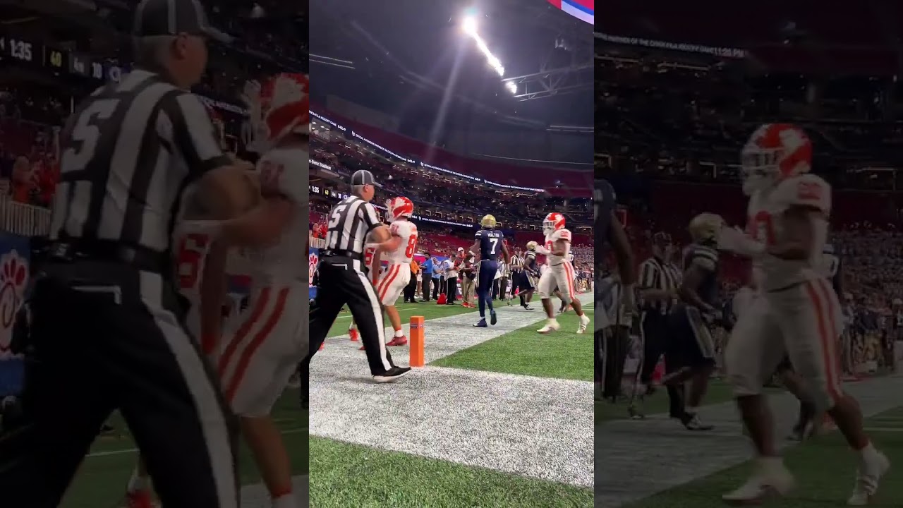 Running Up The Score Clemson vs Georgia Tech - YouTube