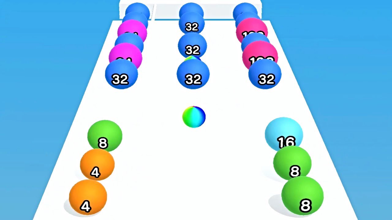 Ball Run 2048 Real Merge ! All Levels Gameplay (2310-2316) android,ios ...
