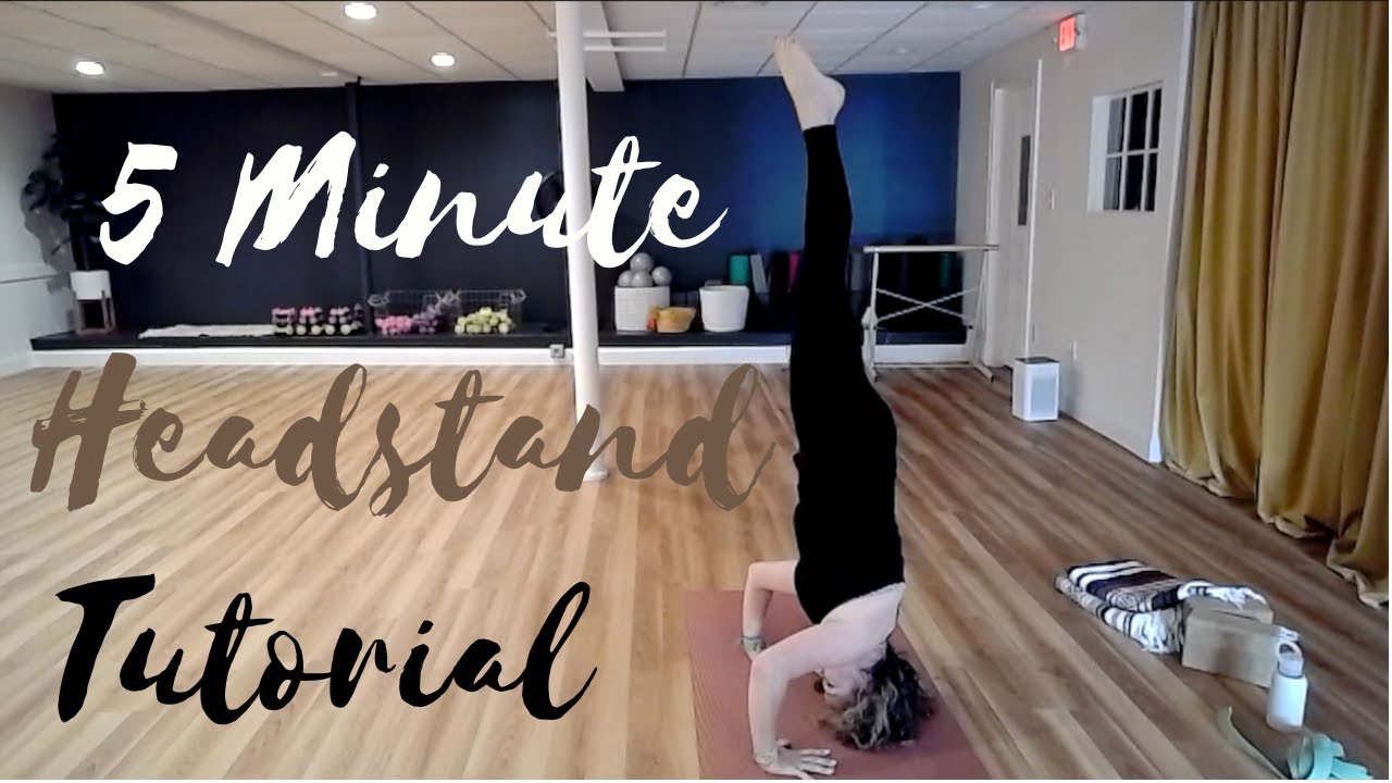 5 Minute Headstand Tutorial | Yoga with Deena - YouTube
