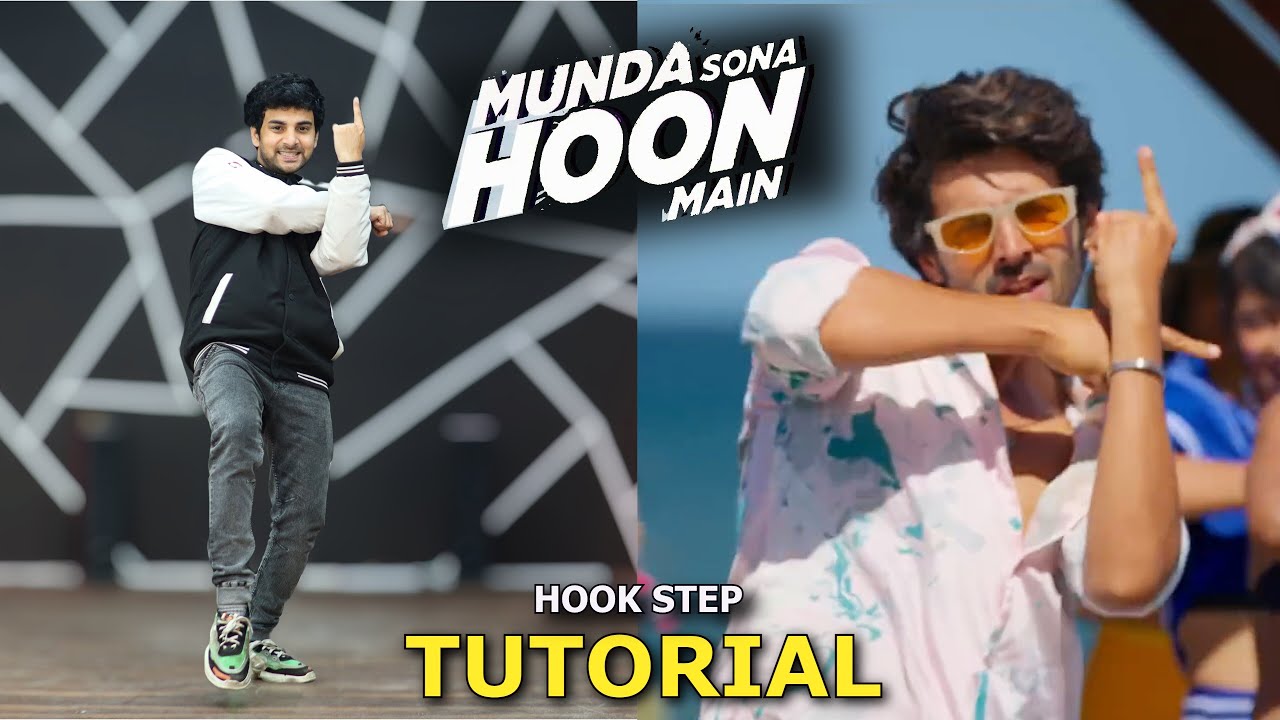 Munda Sona Hoon Main Hook Step Tutorial | Shehzada, Kartik, Kriti ...