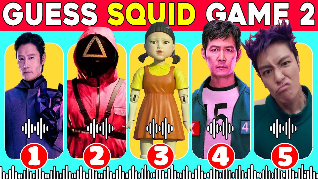 Guess The Squid Game season 2 Movie Squid Game 2 Characters by SONGS ...