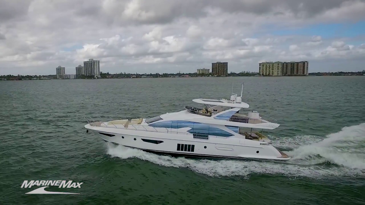 2018 Azimut 80 Flybridge For Sale at MarineMax Yacht Center - YouTube