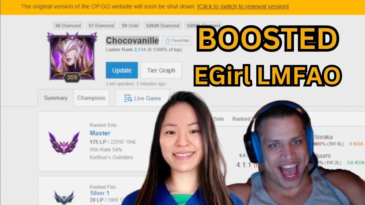 Tyler1 EXPOSING BOOSTED EGIRL - YouTube