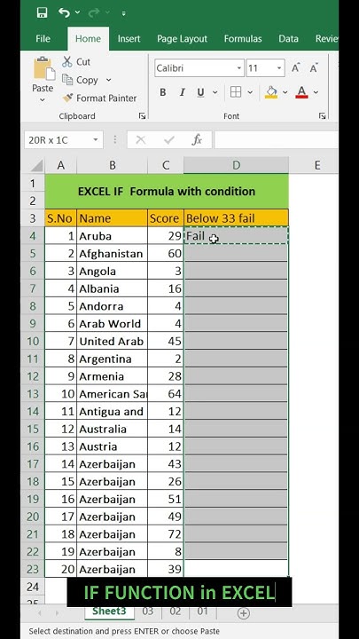 04 EXCEL IF FORMULA #exceltech #excelcell #exceltips #excelworld #microsoftexcel #microsoft # ...
