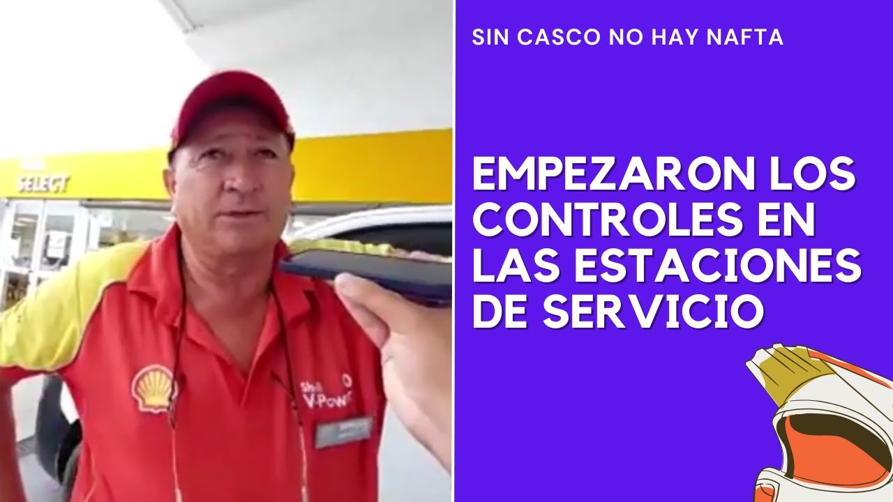Sin casco no hay nafta: empezaron los controles en las estaciones de ...