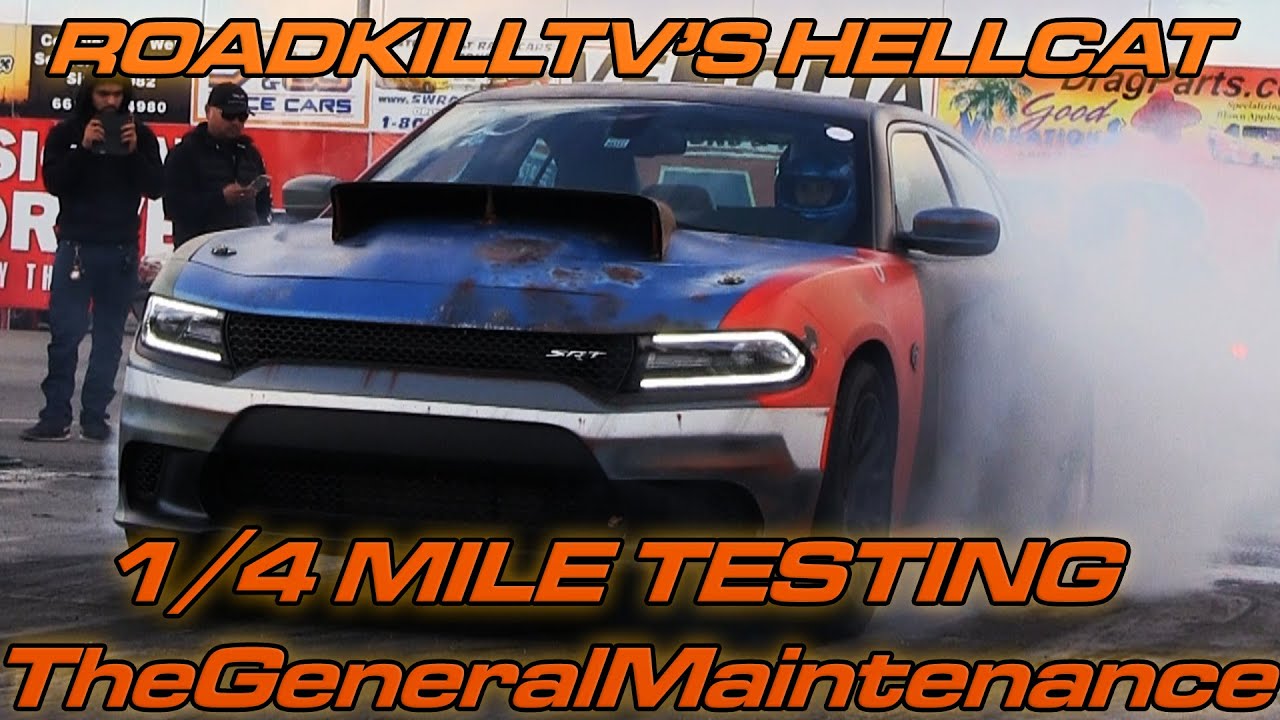 Roadkill TV's Charger Hellcat 1/4 Mile Testing! - YouTube