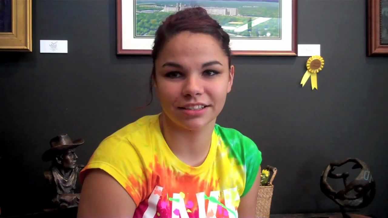 Isabella Reed, an artist featured in "Paint Topeka" exhibit, talks ...
