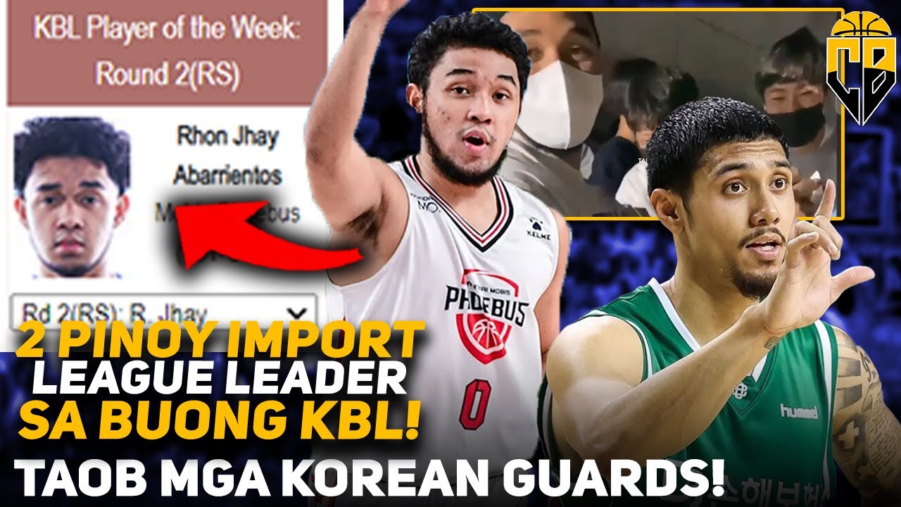 TAOB mga KOREAN guards! 2 PINOY league leader sa KBL ! Abarrientos best ...