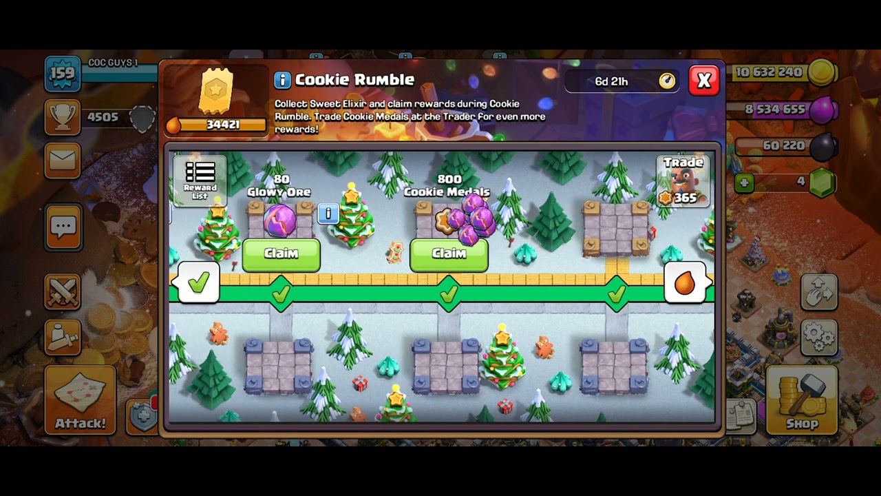 Cookie Rumble | ClashofClan | Purchasing Cookie Rumble Event Pass ...