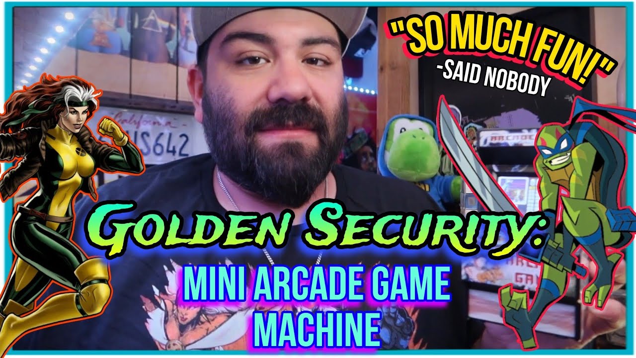 Let's Unboxx & Play | The Golden Security: Mini Arcade Game Machine ...