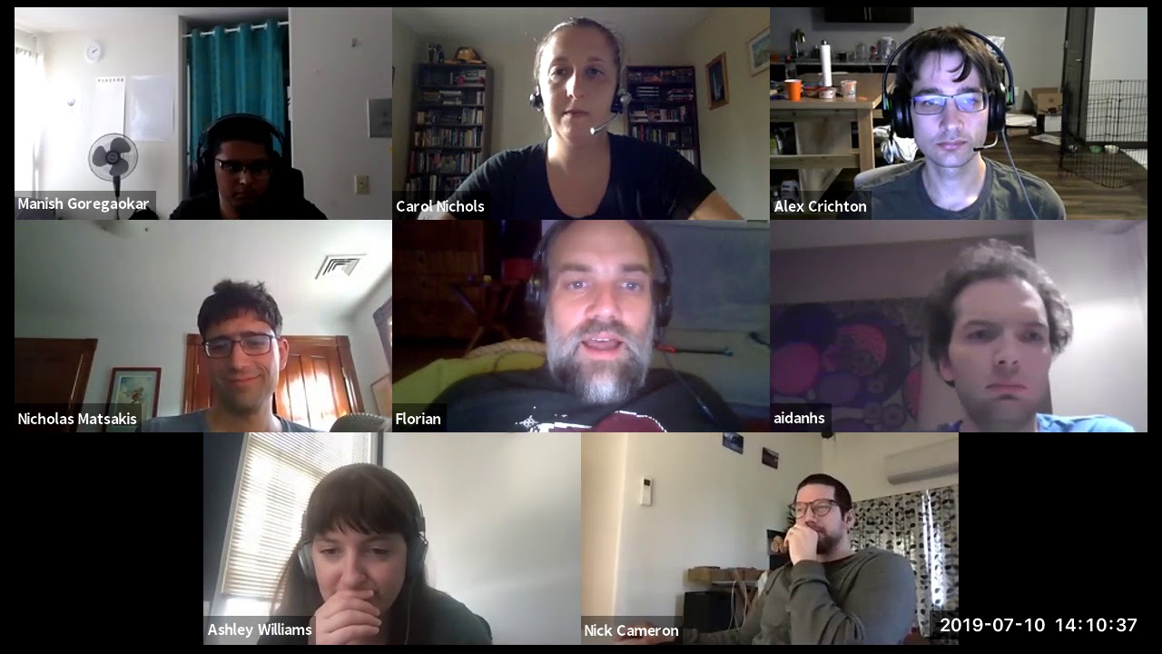 Core team meeting 2019-07-10 - YouTube