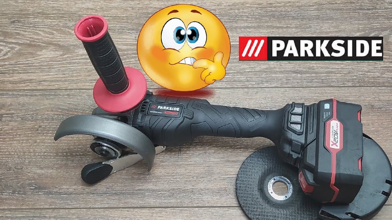 Parkside Performance Cordless Angle Grindeer 20V PWSAP 20-Li D4 - YouTube