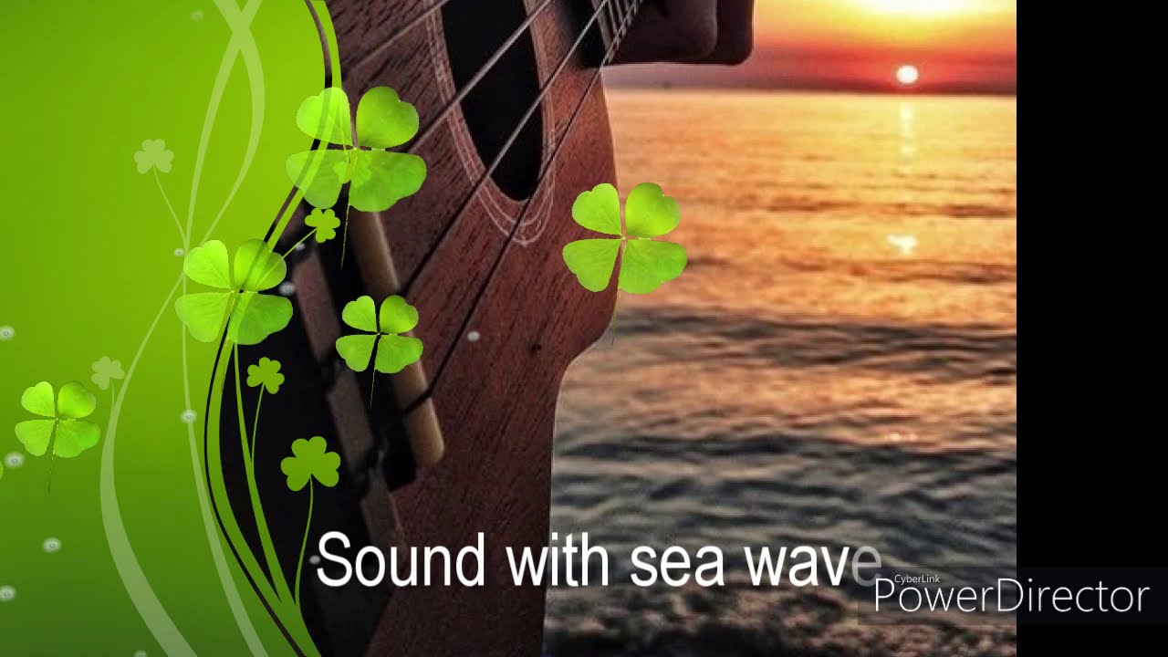 sea wave with guitar peaceful sound for body and mind relaxation ...