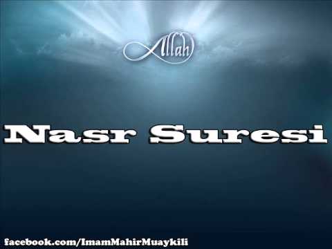 Mekke İmamı Mahir Muaykili'den Nasr Suresi