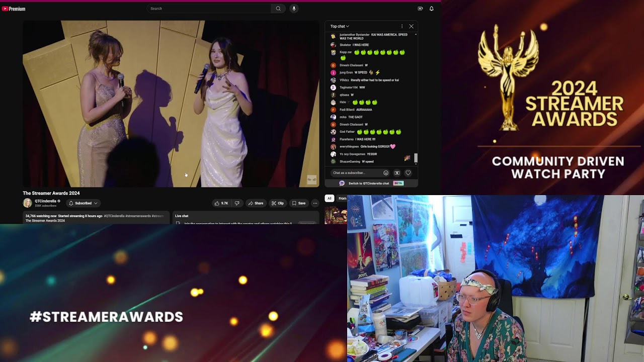 Streamer Awards Watch Party - YouTube