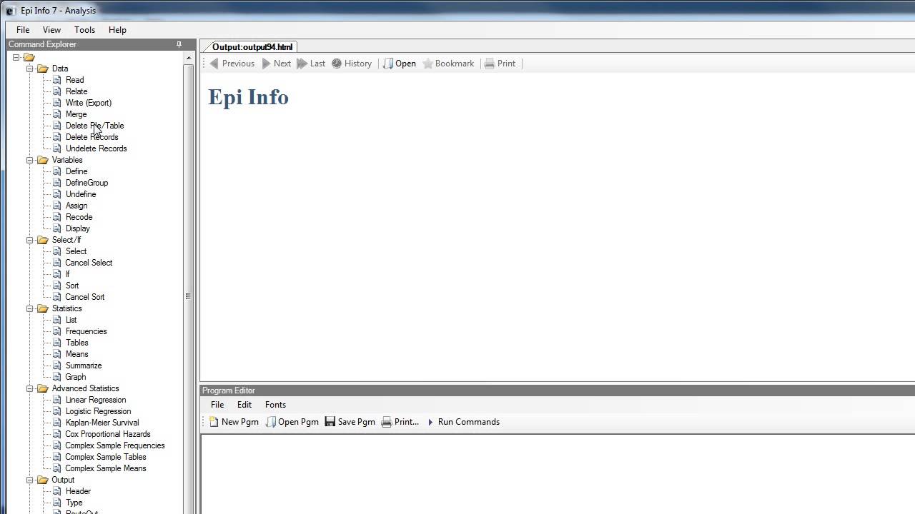 Epi Info 7 Overview - YouTube
