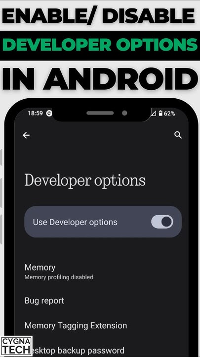 How To Enable Disable Developer Options For Any Android Phone In 2025 (No Root Needed Quick ...