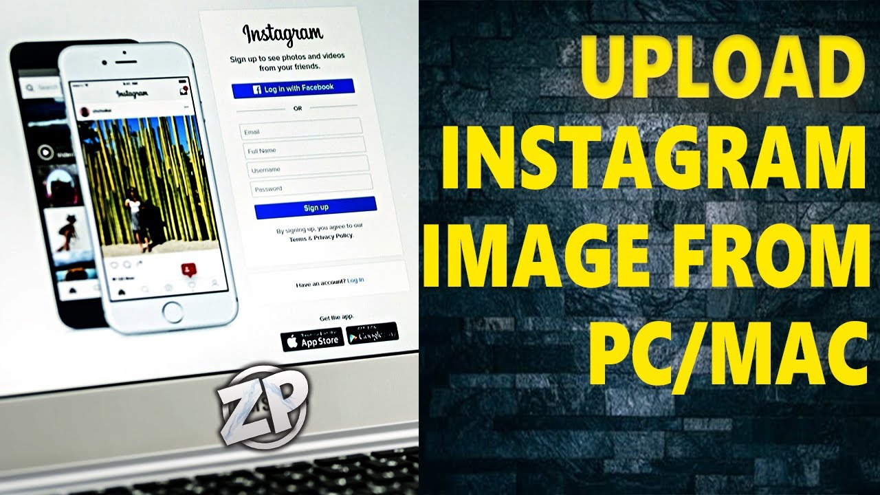 How To Upload Image On Instagram From PC | How To Upload A Picture On ...