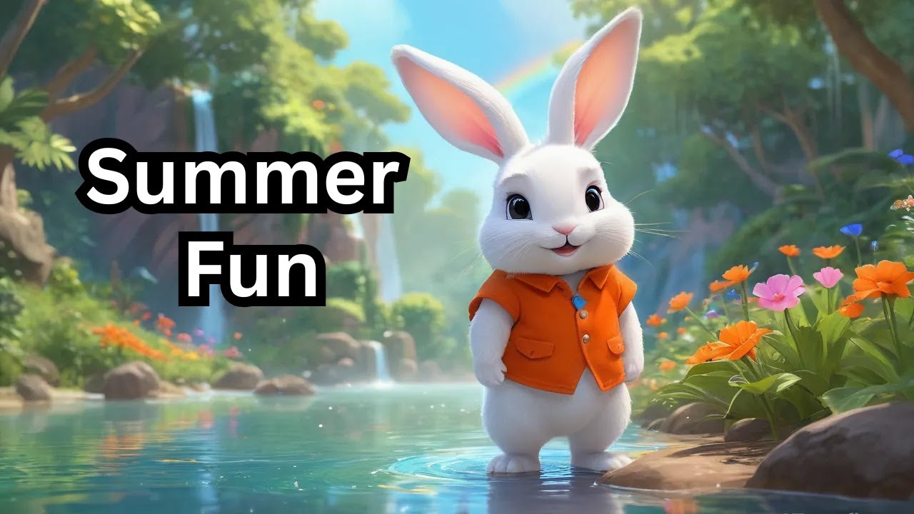 Animal Summer Pool Party | Rain Dance, Music & Cold Drinks Fun for Kids ...