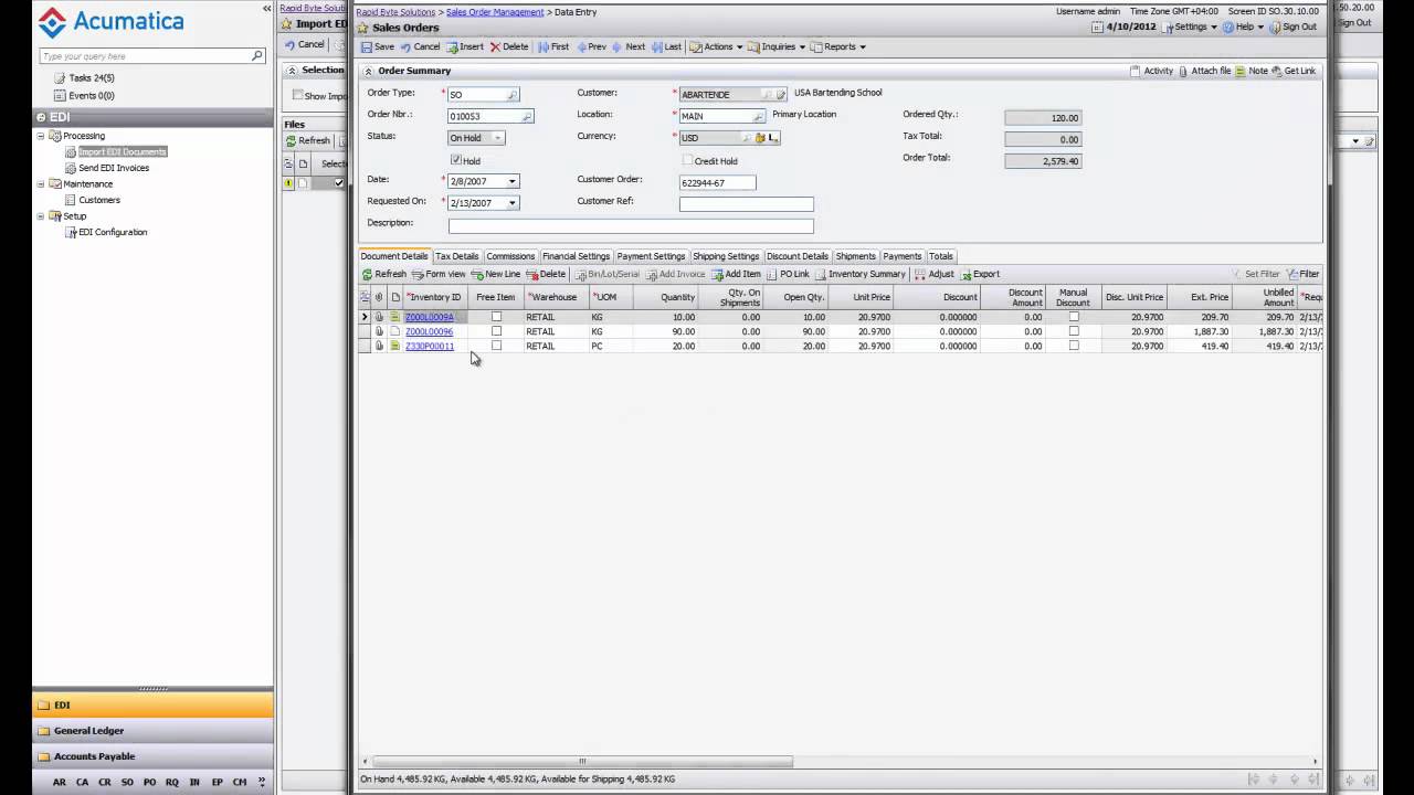 Acumatica EDI Integration - YouTube
