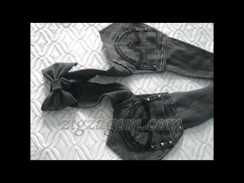 Жилет из джинсов своими руками