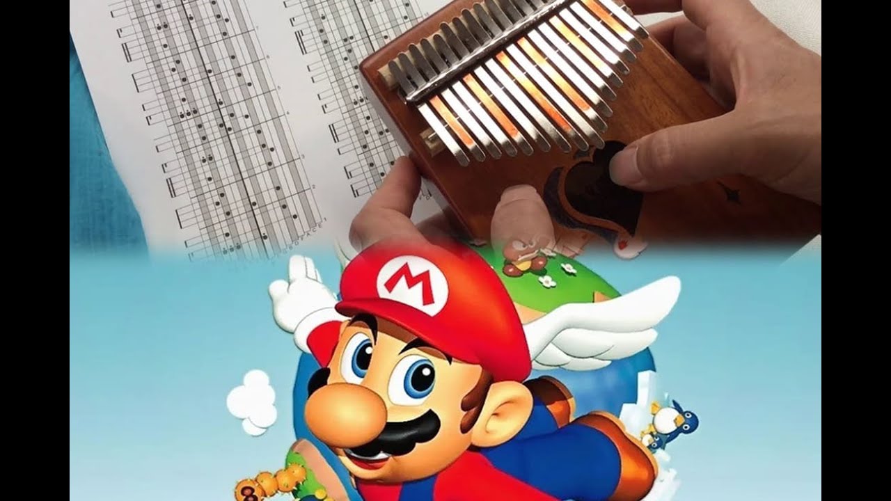 Partition Kalimba 17 Lames - Super Mario - Tutoriel - YouTube
