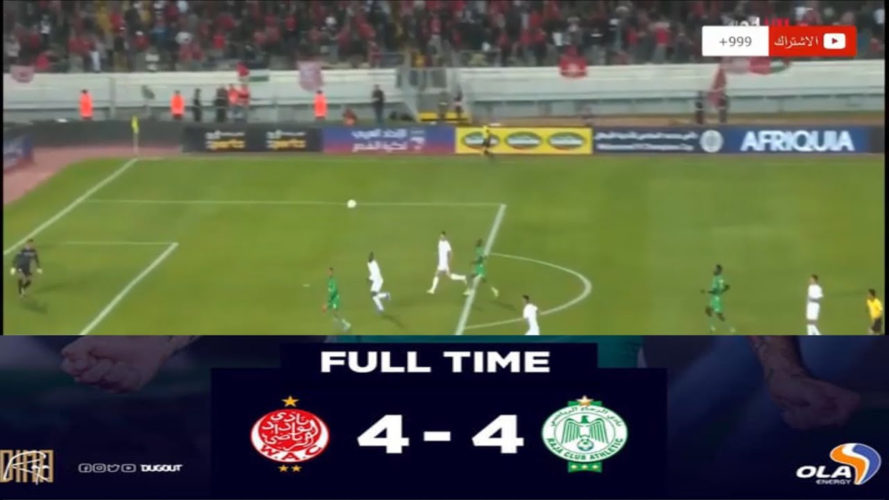 Raja vs wydad goals 4-4 historical comeback🔥🔥 moroccan derby 23/11/2019 ...