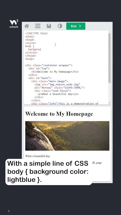 CSS Syntax Part 2 - #w3schools #css #webdevelopment - YouTube