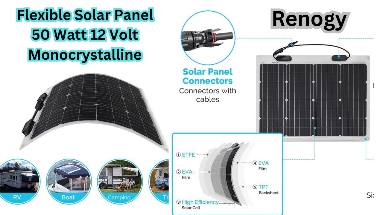 50 Watt Solar Panel | Monocrystalline Solar | 12v Solar System I Made a ...