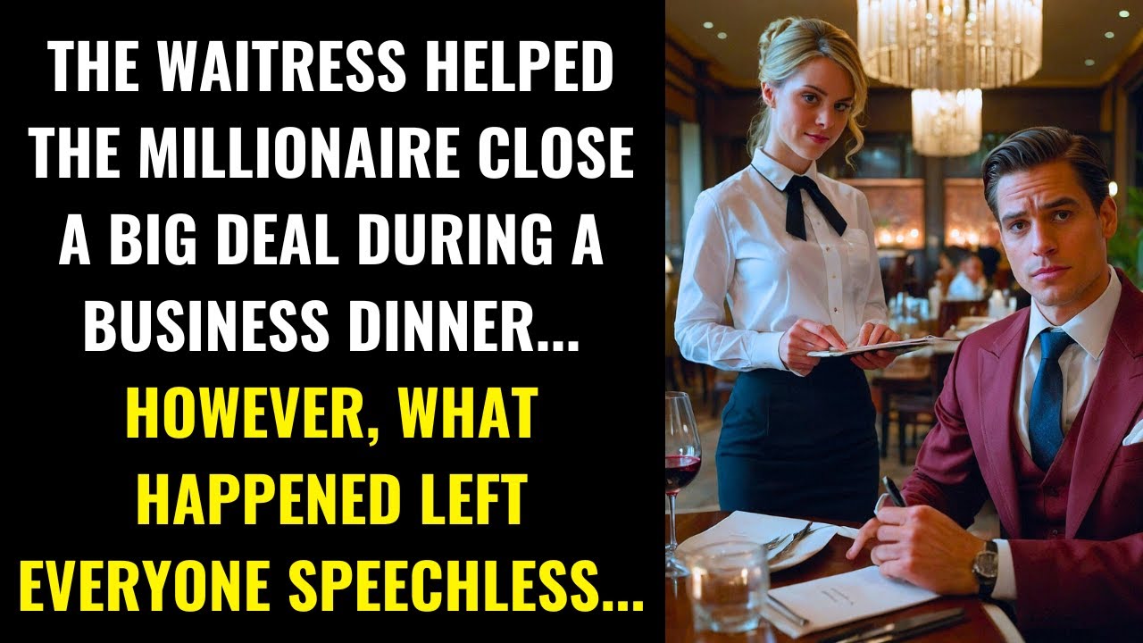 WAITRESS HELPS MILLIONAIRE: WHAT HAPPENED AT THE BUSINESS DINNER LEFT ...