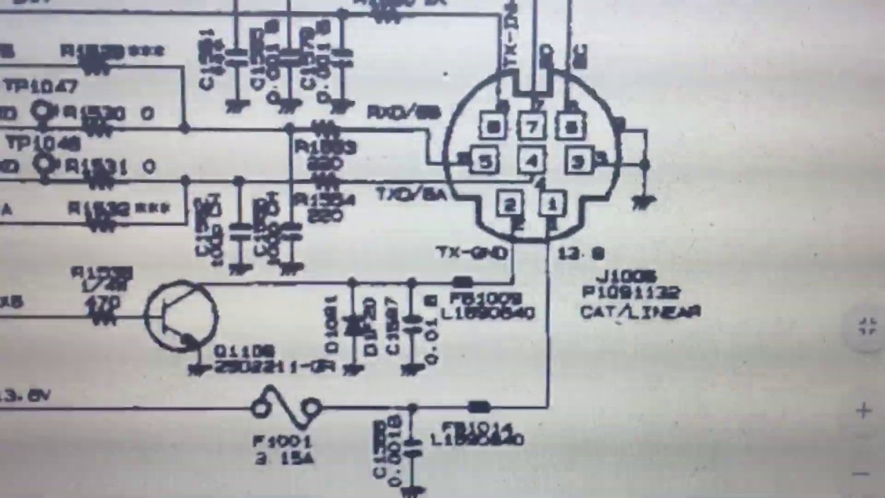 Yaesu FT897 Faulty CAT LINEAR socket FC30 ATU - YouTube