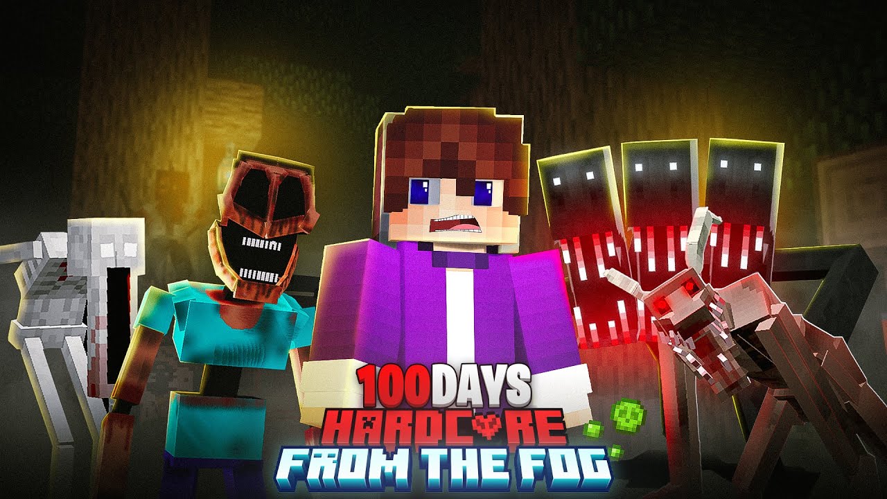 Surviving The Scariest Most Horrifying Mods in HARDCORE For 100 Days ...