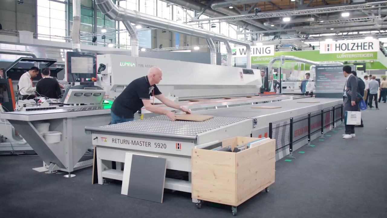 RETURN-MASTER: Workpiece return for automated edge processing - YouTube