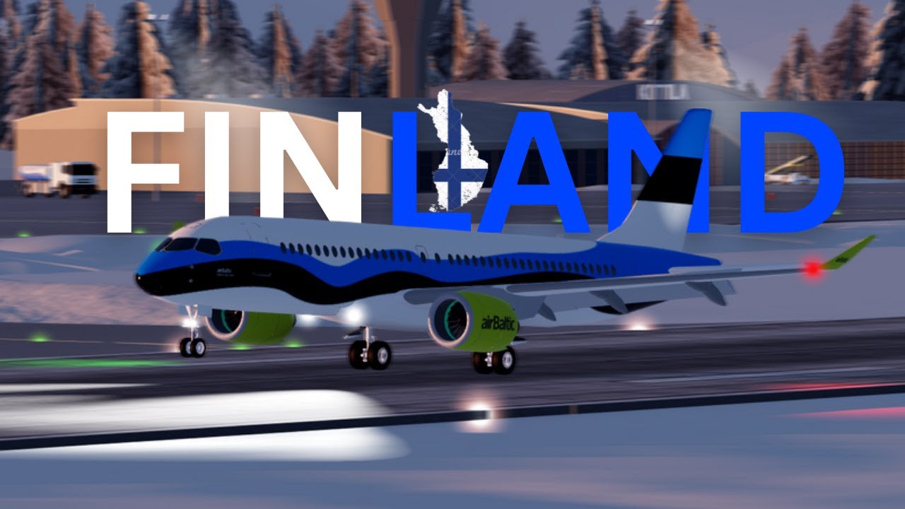 Roblox Project Flight Simulator | Kittilä Intl.Airport, Finland Plane ...