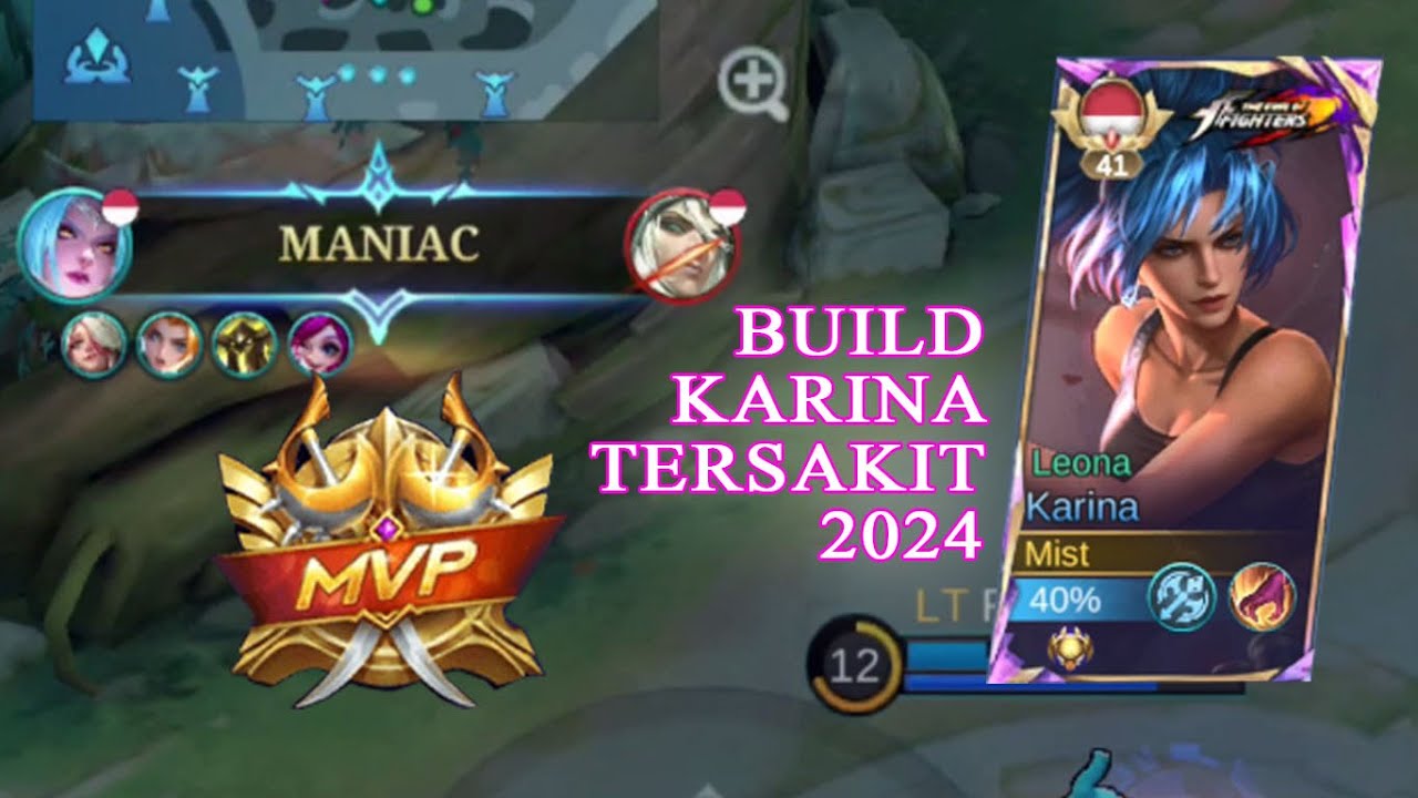 KARINA GAME PLAY 2024 MLBB - YouTube