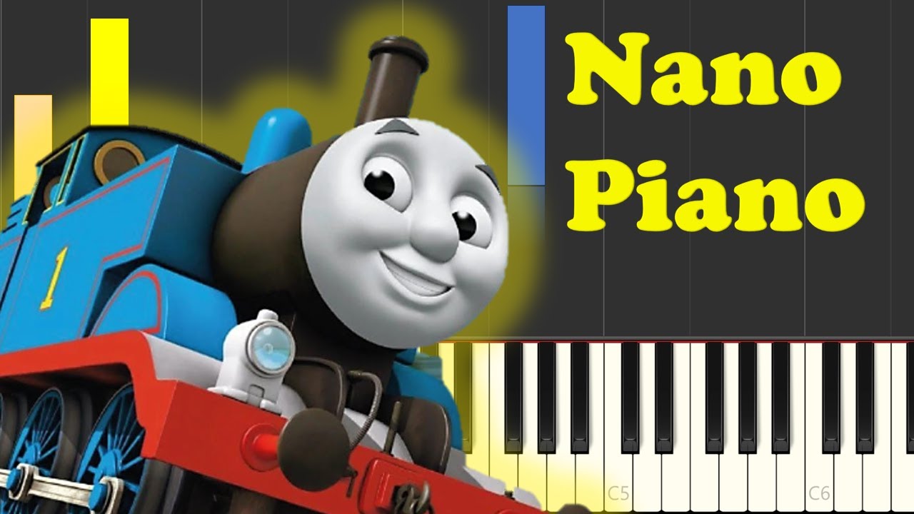 Thomas The Tank Engine Theme Song Piano Tutorial - YouTube