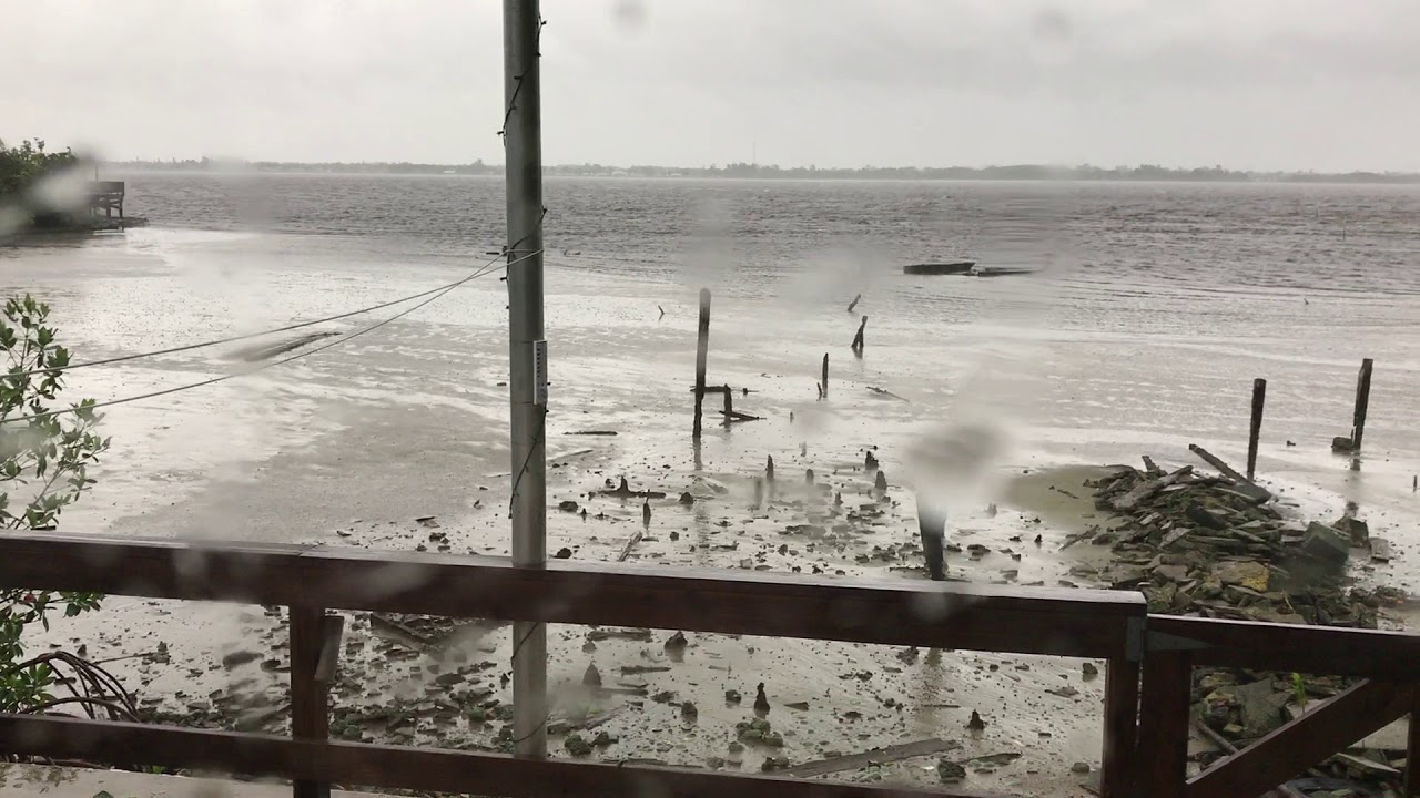 Jacks Place 9-10-17 10:06AM The opposite of storm surge - YouTube