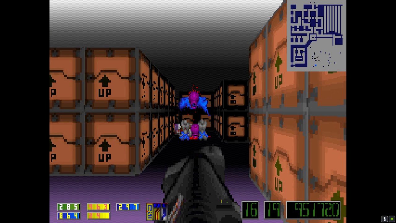 Corridor 7 CD Ver. (DOSBox) - Floor 19 - Major - All Secrets - YouTube