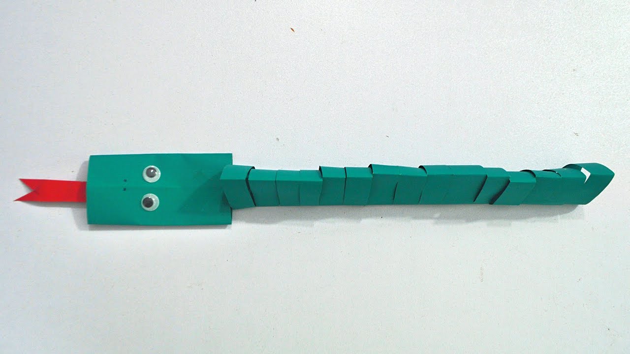 Paper Craft for Kids || How to Make a Paper Snake || Art and Craft ...