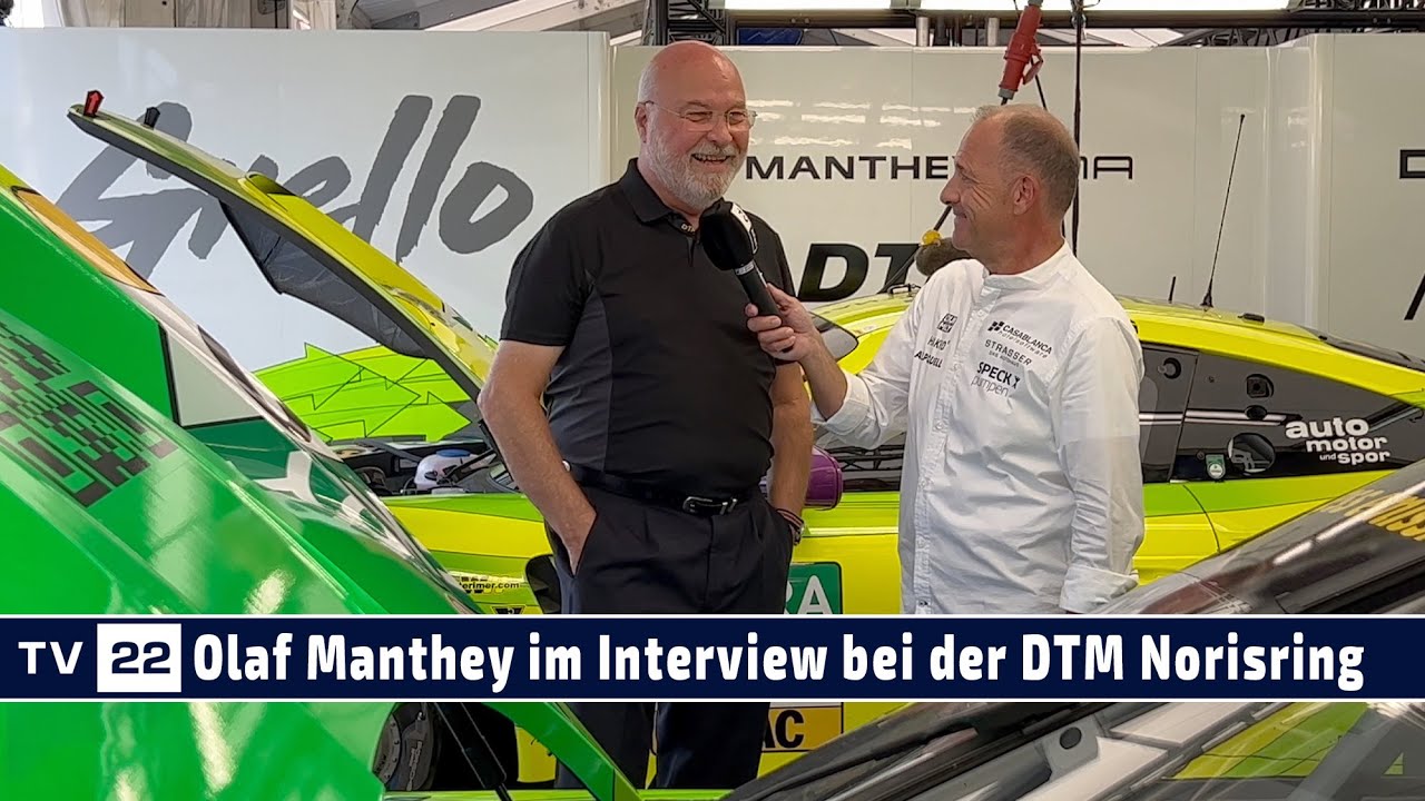 MOTOR TV22: Olaf Manthey in Interview bei der DTM am Norisring 2023 ...