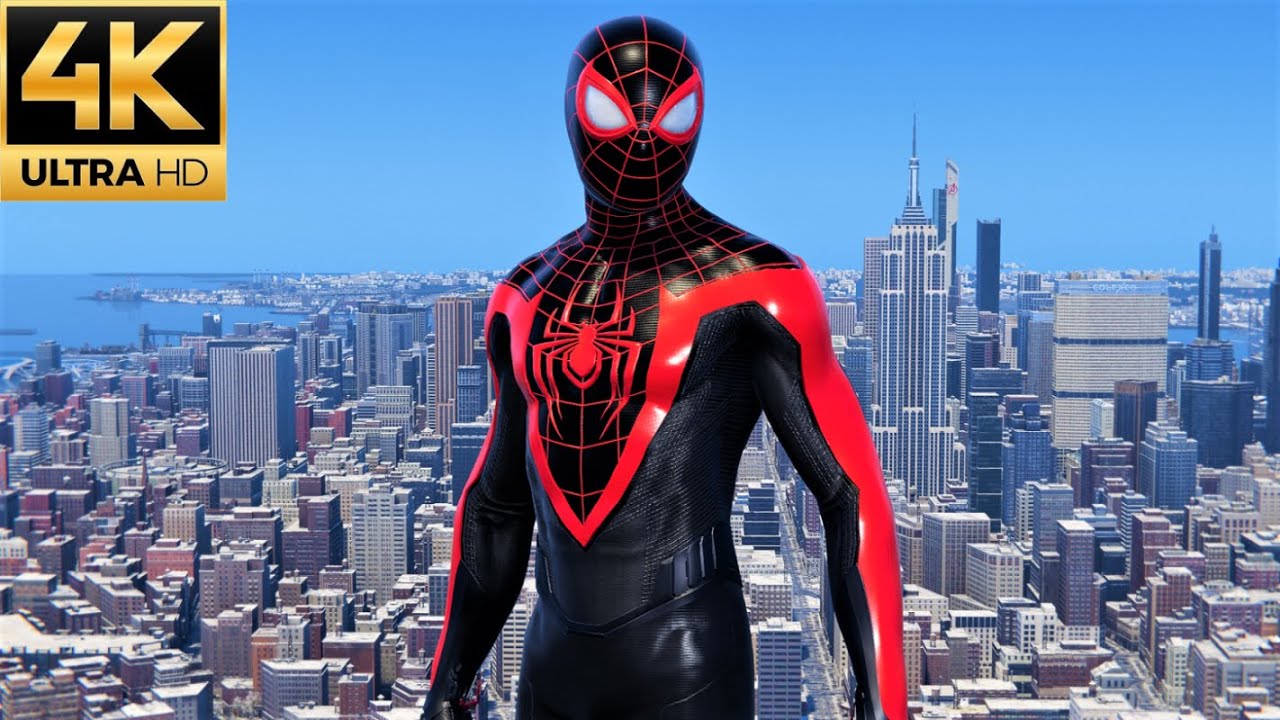 Spider-Man Miles Morales PC - Upgraded Suit Suit Free Roam Gameplay Mod ...