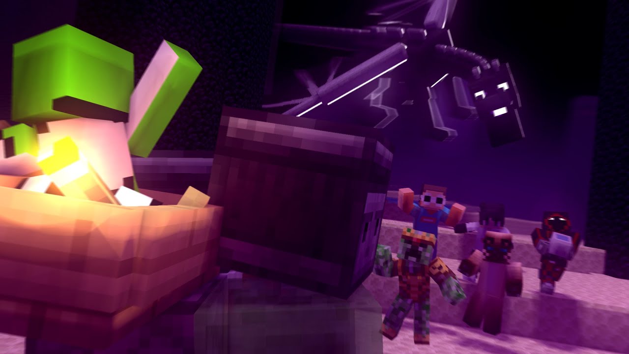 Dream Flying Machine - Minecraft Manhunt 5v1 REMATCH Animation - YouTube